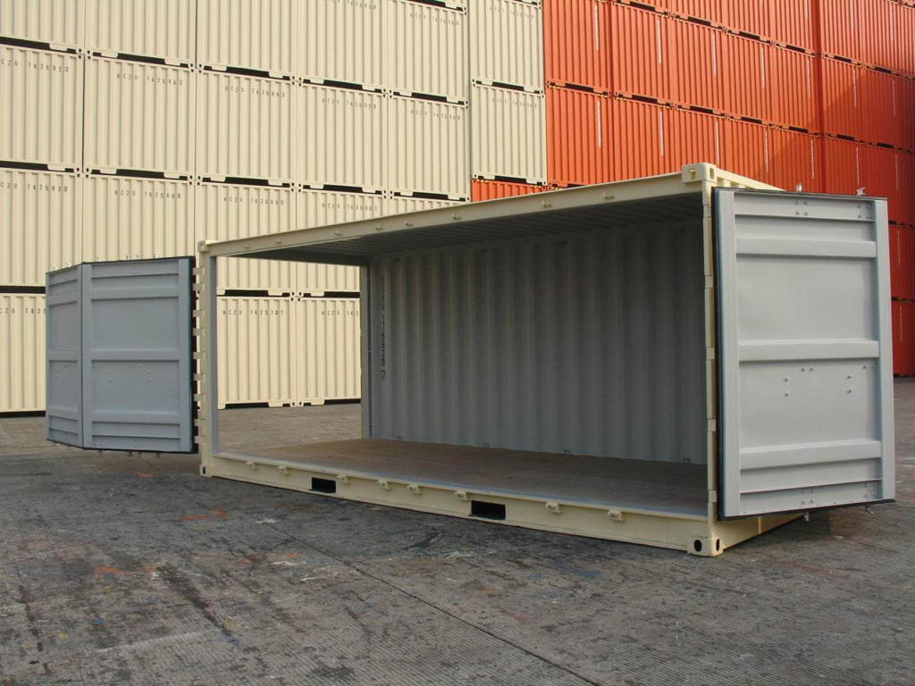 Open Side Container - Shipping Container & Modular Building ...
